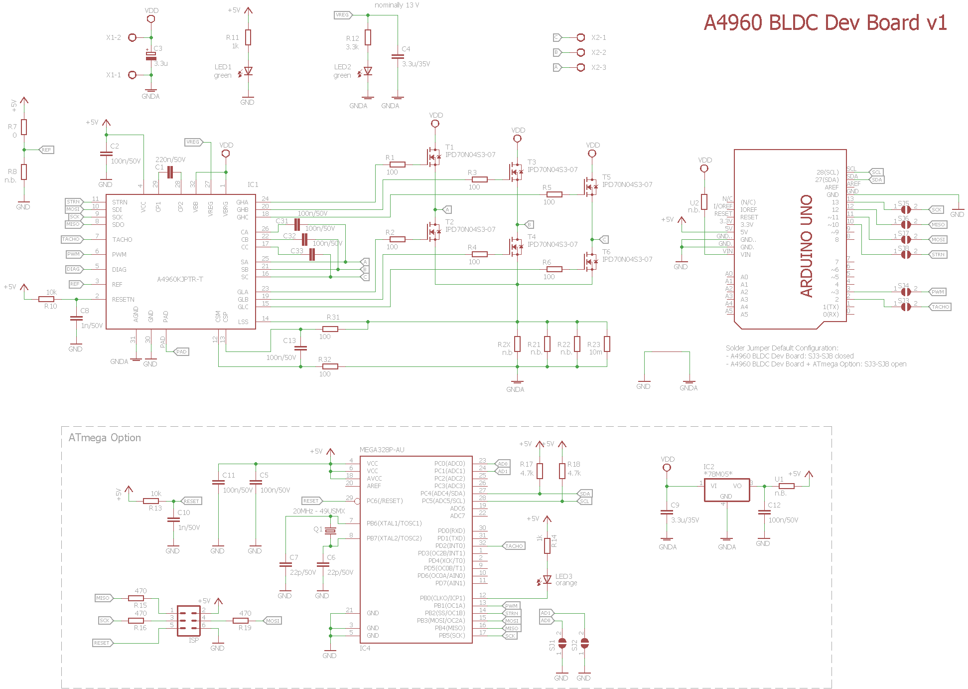 A4960 BLDC device Board Allegro Speed Controller Arduino Shield ...